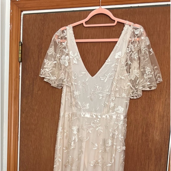 Dresses | Tea Stained Boho Style Wedding Dress | Poshmark